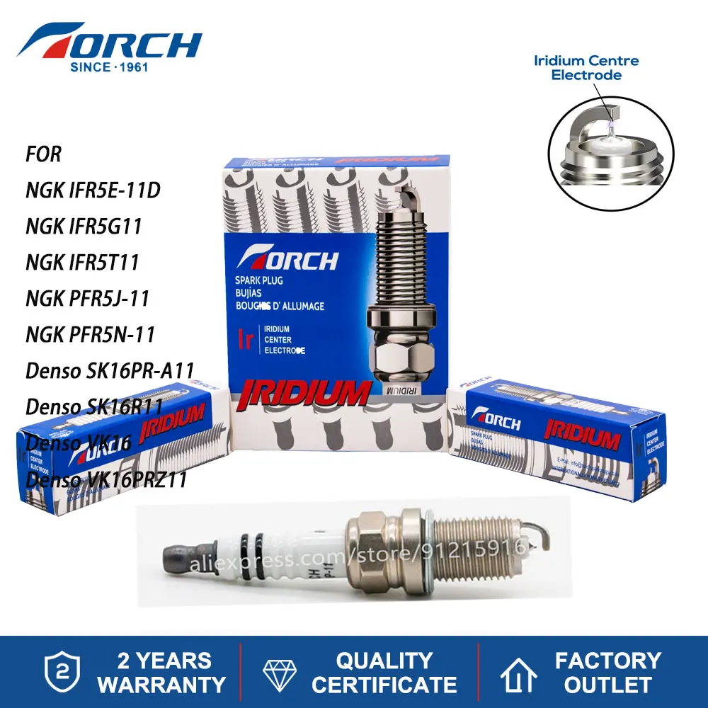 Spark-Ignition-Candle-Iridium-Platinum-TORCH-K5RTIP-11-for-Candle-IFR5E ...