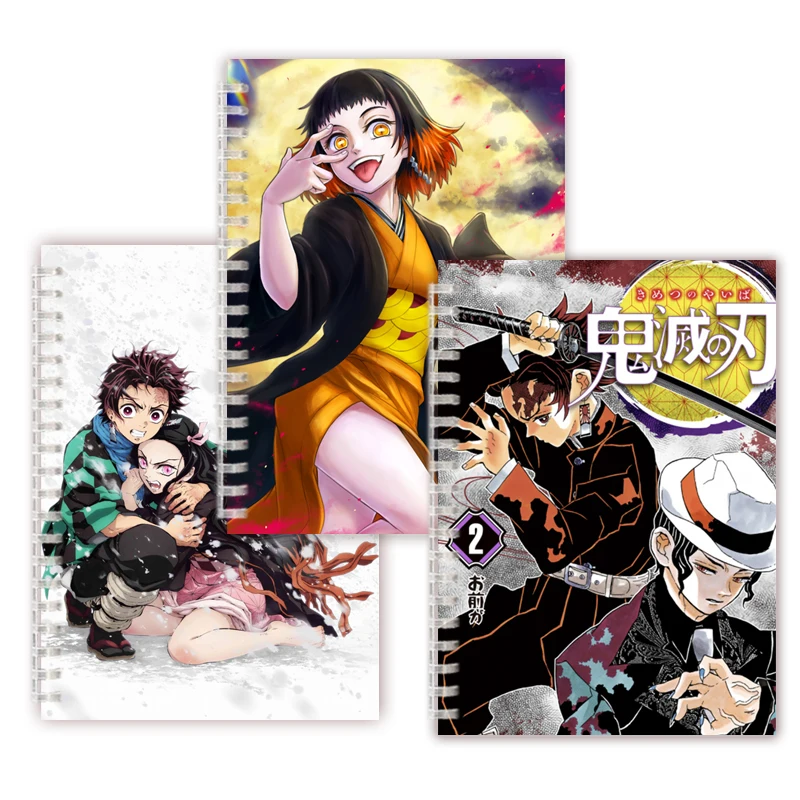 Demon-Slayer-Kimetsu-No-Yaiba-Spiral-Notebook-Writing-Pad-Note-Book ...