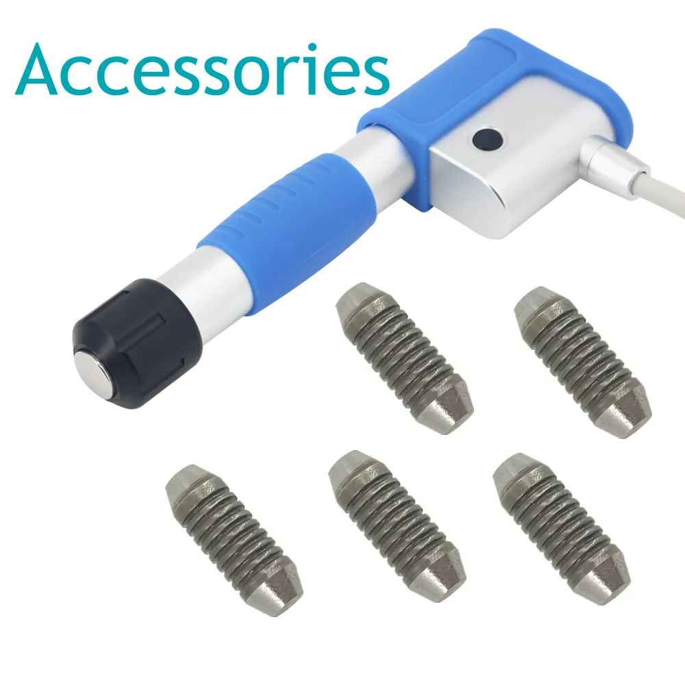 Pneumatic Shockwave Therapy Machine Handle Gun And 5 Pneumatic Bullets ...