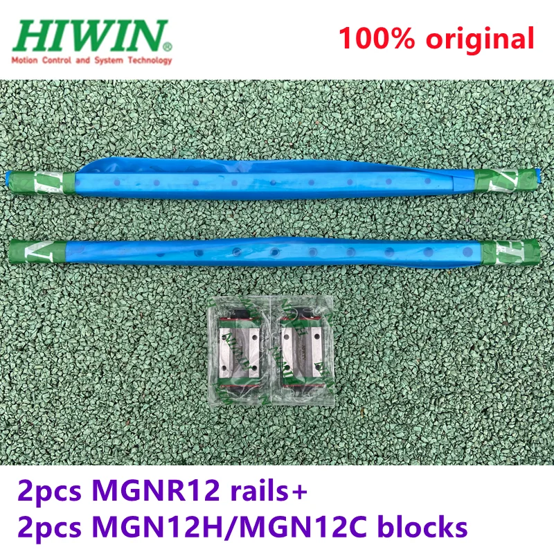 2pcs Original Hiwin rail MGNR12 -L 100mm/200mm/300mm/330mm/350mm/400mm ...