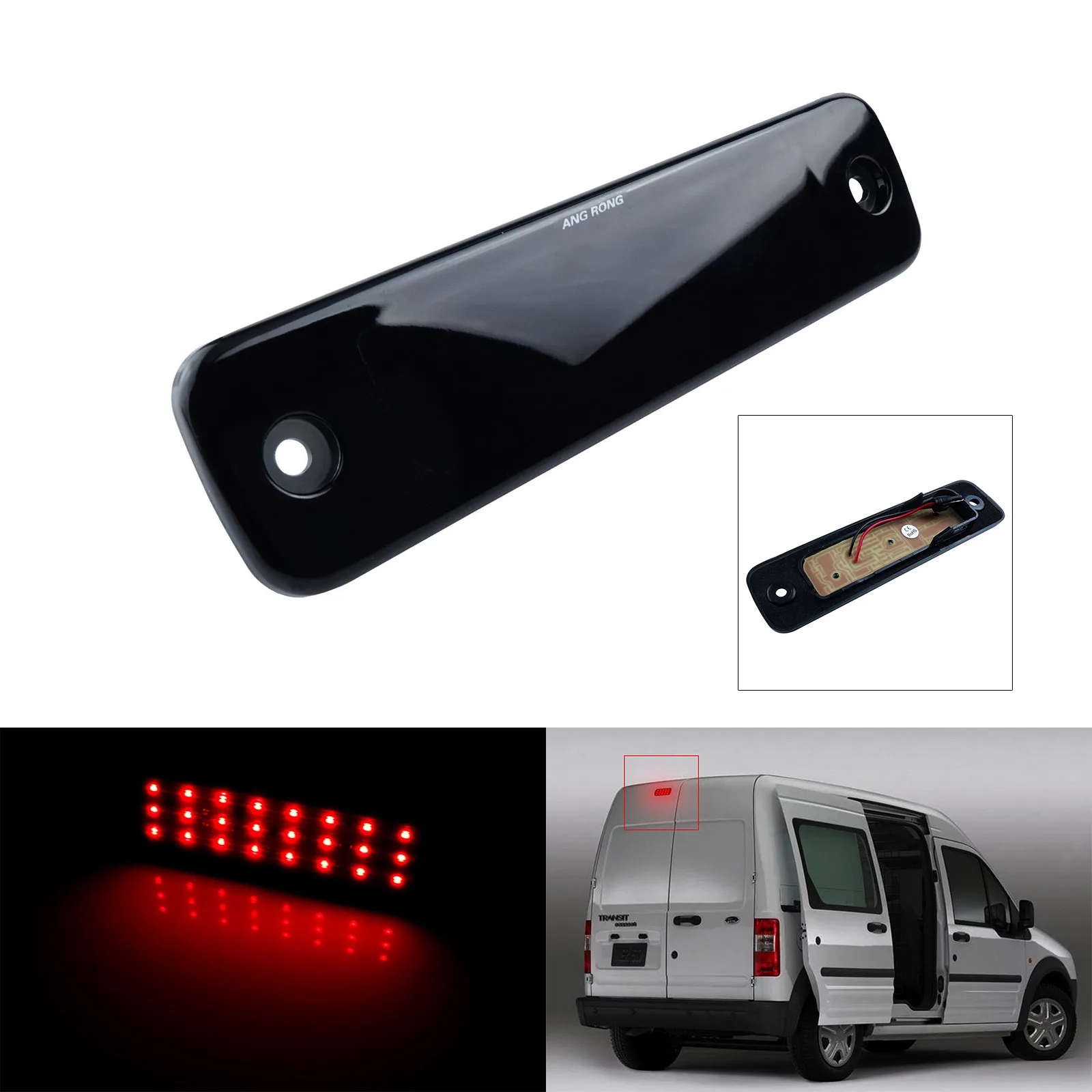ANGRONG-Black-Smoked-Lens-LED-Third-High-Level-Brake-Stop-Light-For ...