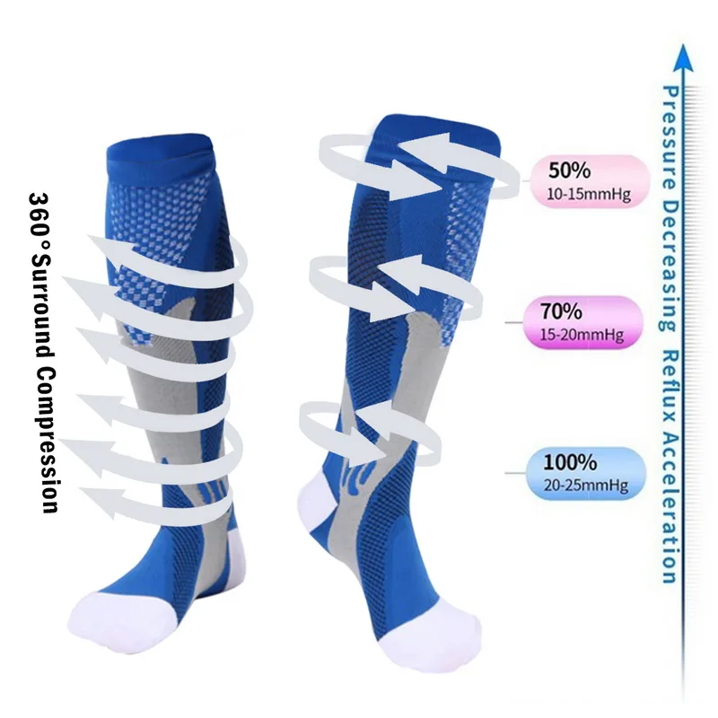 SFIT Компрессионные гольфы для бега Chaussette Футбол Баскетбол ...