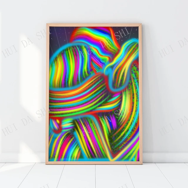 Psychedelic Love Drawings