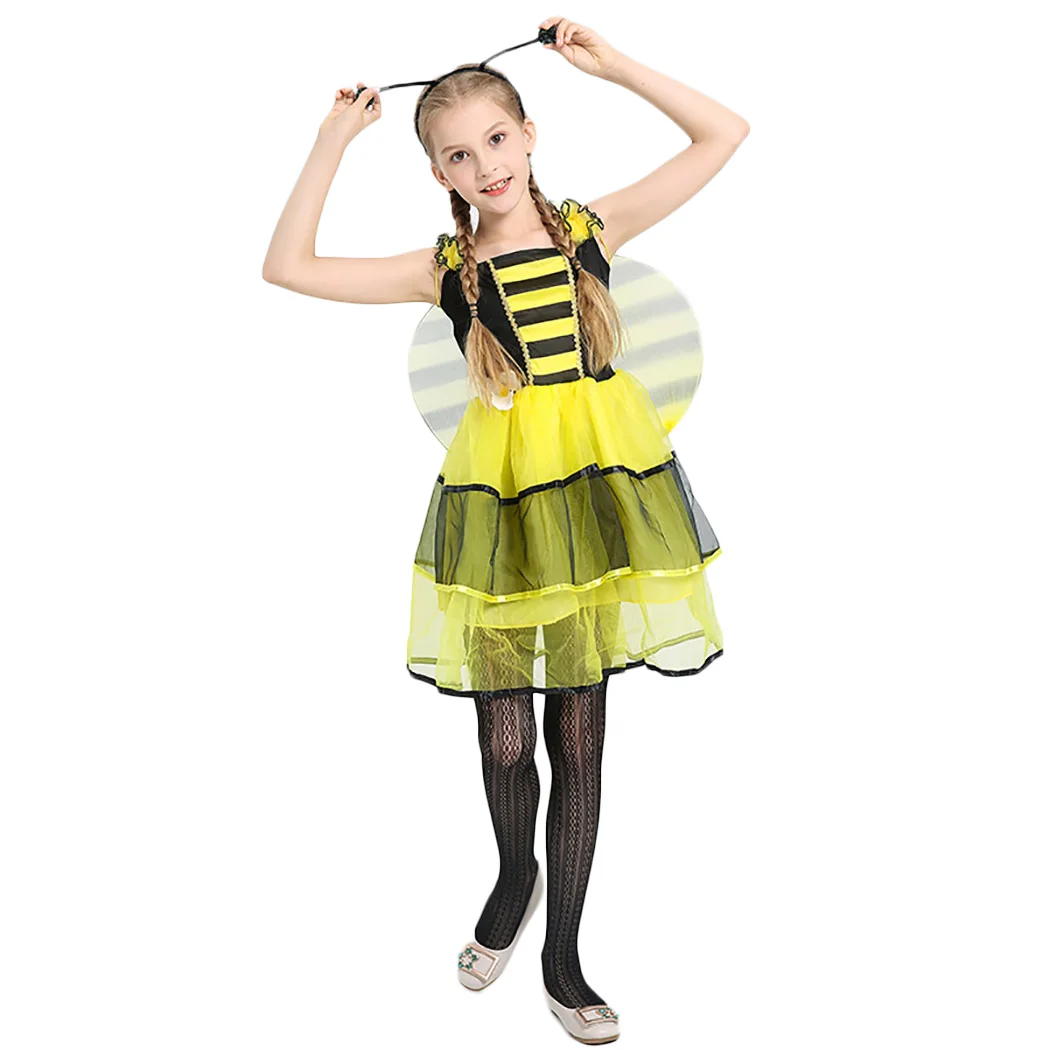 3pcs Bee Costume Set Multi-purpose Lovely Cosplay Outfit Party Costume ...