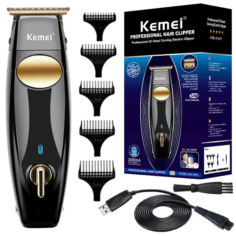 Kemei-1835-Zero-blade-Professional-Hair-Trimmer-For-Men-Electric-Beard ...