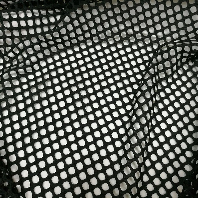 Black Mesh Fabric Texture