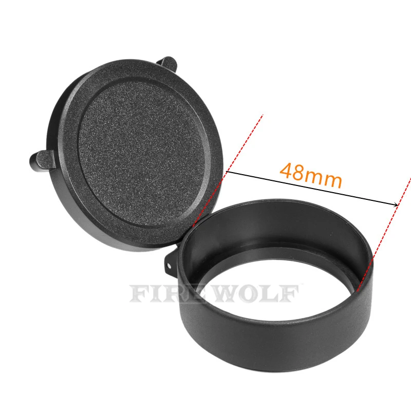 Enhanced Rifle Scope Protective Lens Cover - Quick Flip Spring-Loaded ...