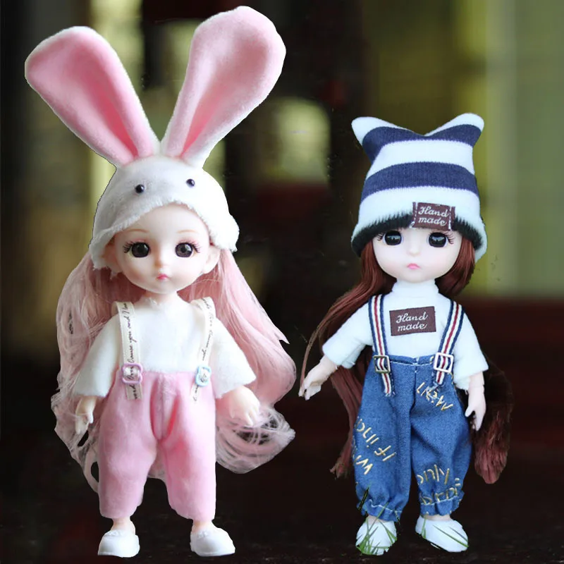 Ropa-para-mu-eca-BJD-de-16cm-vestido-de-moda-falda-traje-General-para ...