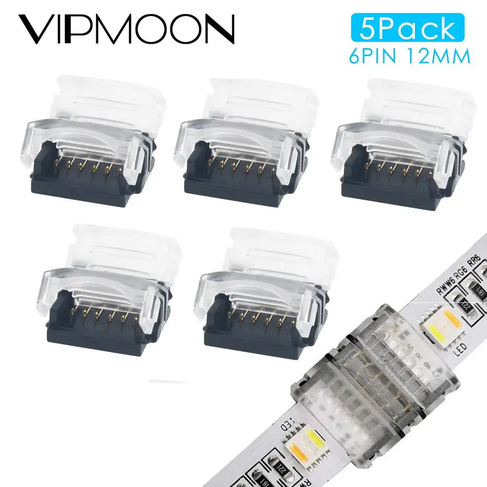 5pcs-lot-6Pin-6-Pin-LED-Connector-Strip-to-Wire-or-Strip-to-Strip ...