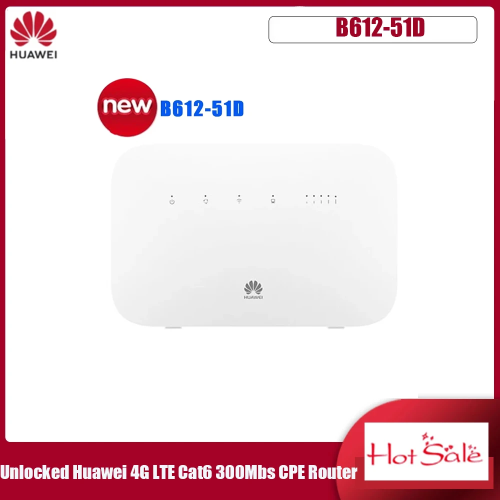 Huawei Router B612 B612s 51d libre, 4G, LTE, Cat6, 300Mbs, CPE, Pk ...