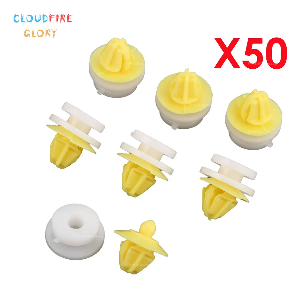 Clips de fixation pour voiture, 50 pièces, pour Renault Clio Megane ...