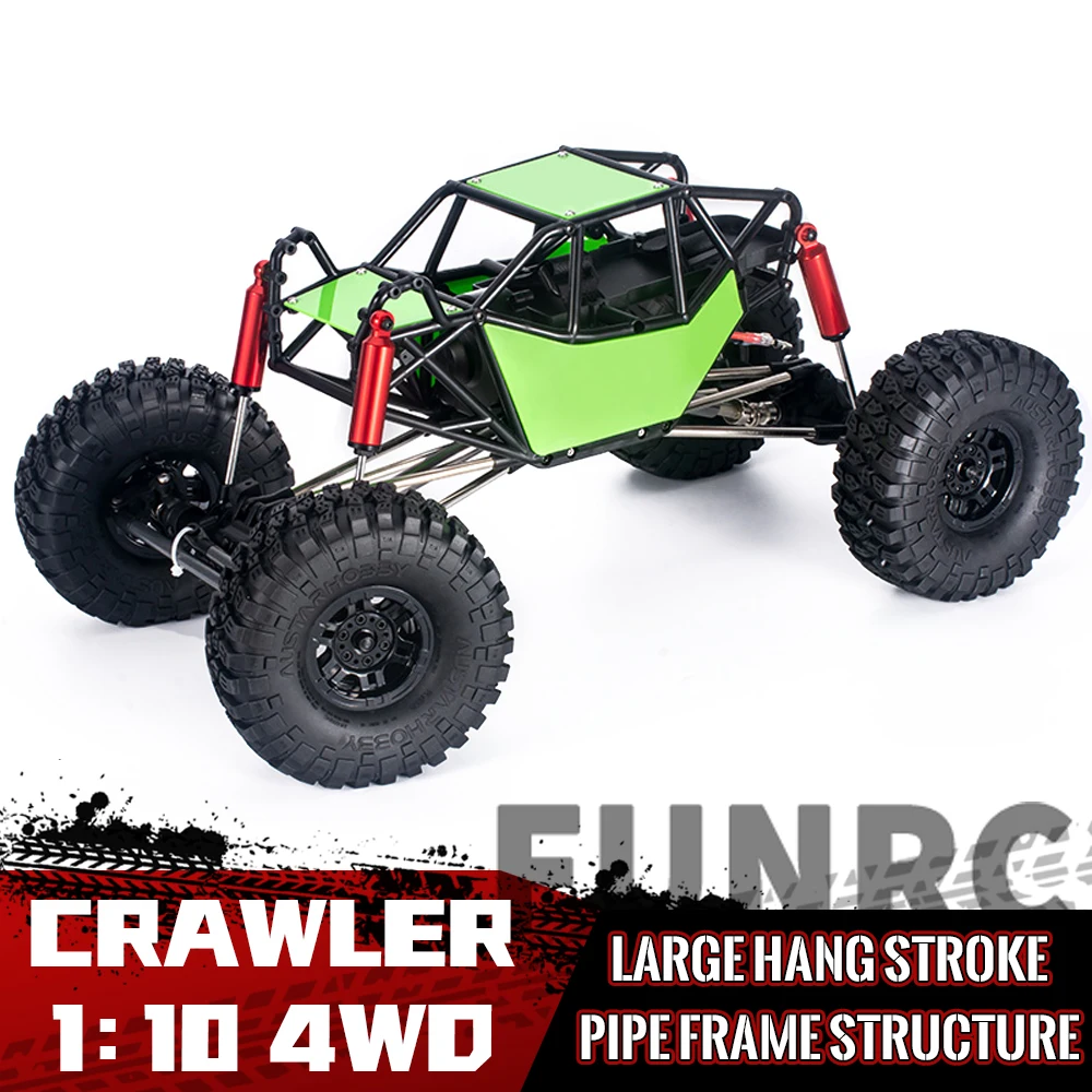 310mm-Wheelbase-Rock-Buggy-Chassis-Crawler-With-Tube-Roll-Cage-for-1-10 ...