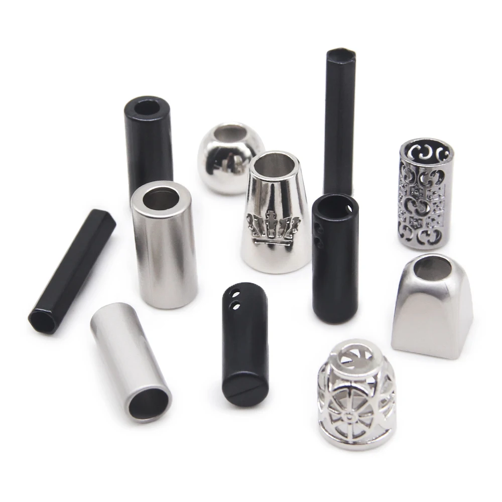 10pcs High Quality Metal End Stopper Cord Rope Ends Locks Lanyard Clips ...