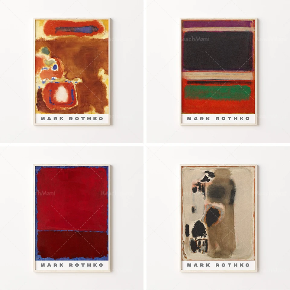 Mark-Rothko-Poster-Mark-Rothko-Print-Rothko-Block-Color-Rothko ...