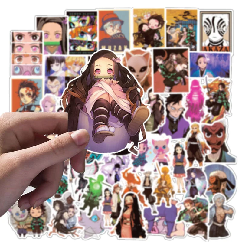 50pcs Anime Demon Slayer Kimetsu No Yaiba Sticker Waterproof Pvc ...