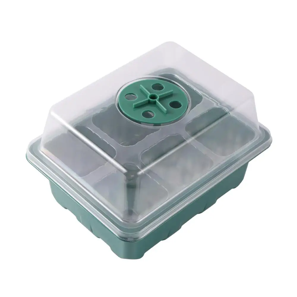 6 Cells Breathable Germination Box Garden Mini Greenhouse Nursery ...