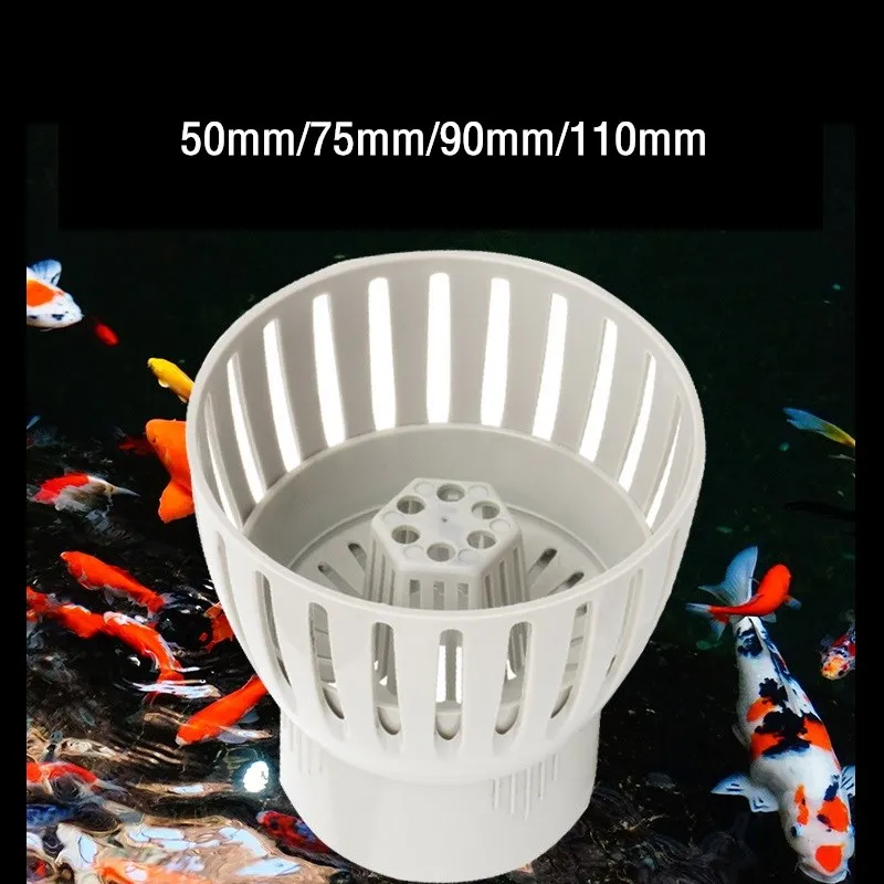 Pool Floating Filter Plastic Universal Pond Filter Drain Plug Fish Tank ...