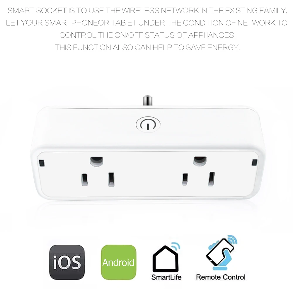 Smart-Plug-Dual-Wifi-Plugs-2-in-1-Extenders-Socket-Works-with-Alexa ...