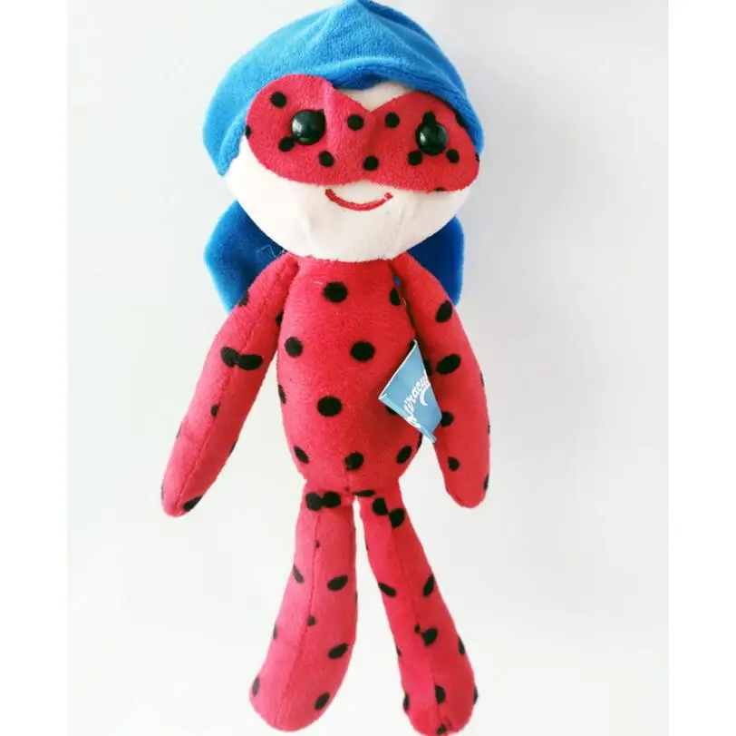 25 cm New Ladybug and Cat Plagg and Tikki Noir plush Toy Adrien ...