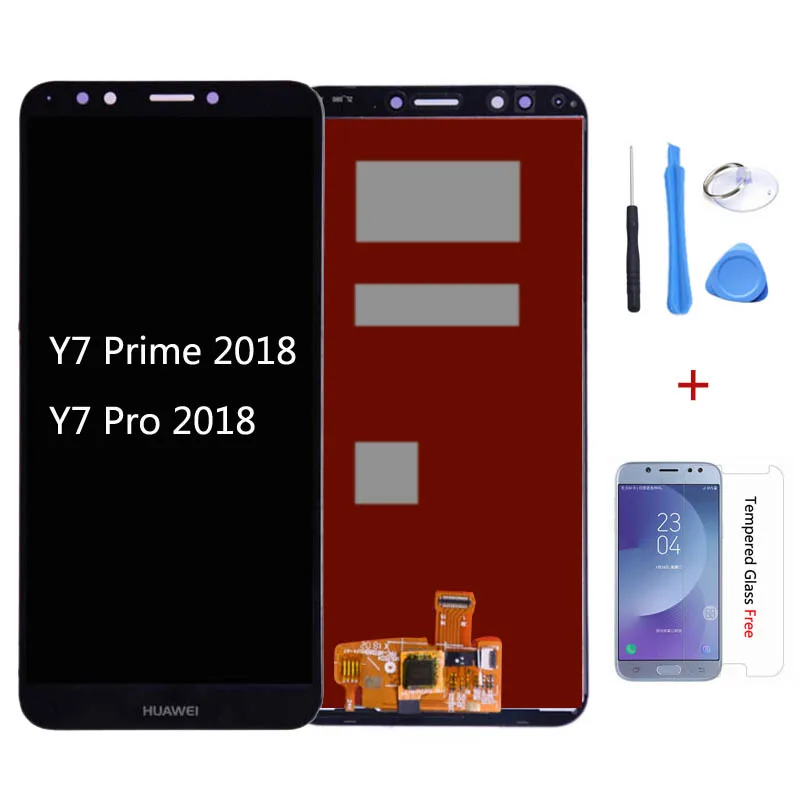 Original For HUAWEI Y7 Pro 2018 LCD Display with Touch Screen Digitizer ...