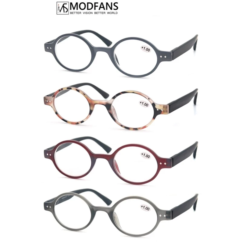 Women Reading Glasses Men Readers Eyeglasses Stylish Round Frame Spring ...
