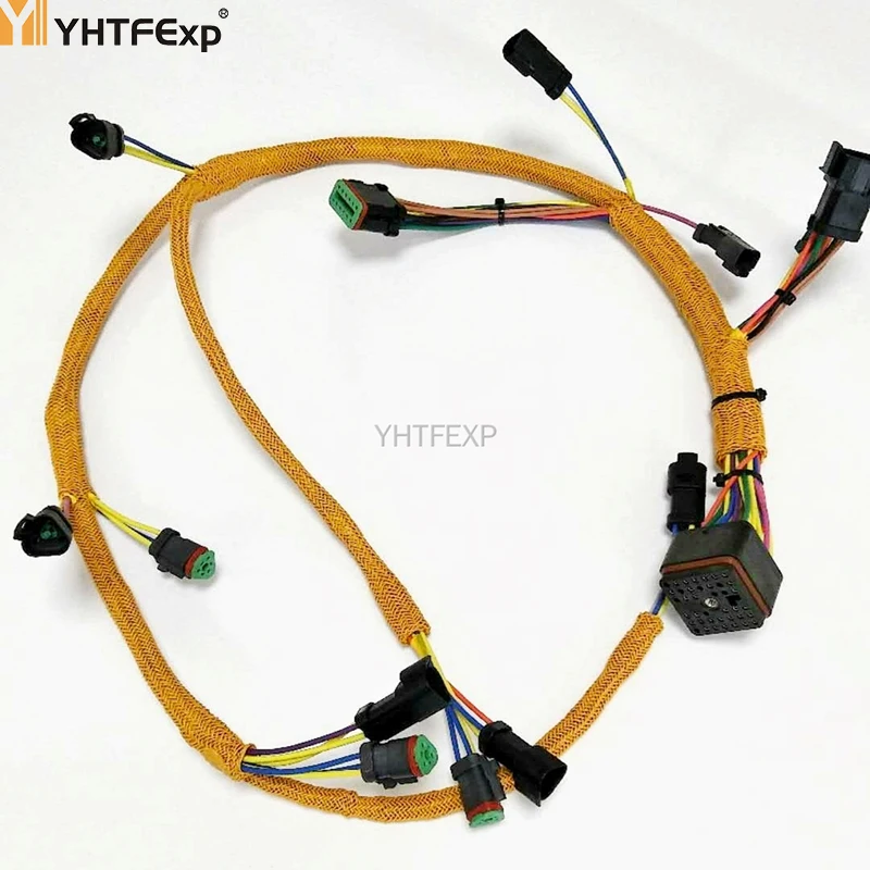 CATERPILLAR EXCAVATOR 345B ENGINE WIRING HARNESS NEW VERSION 3176 C 10 ...