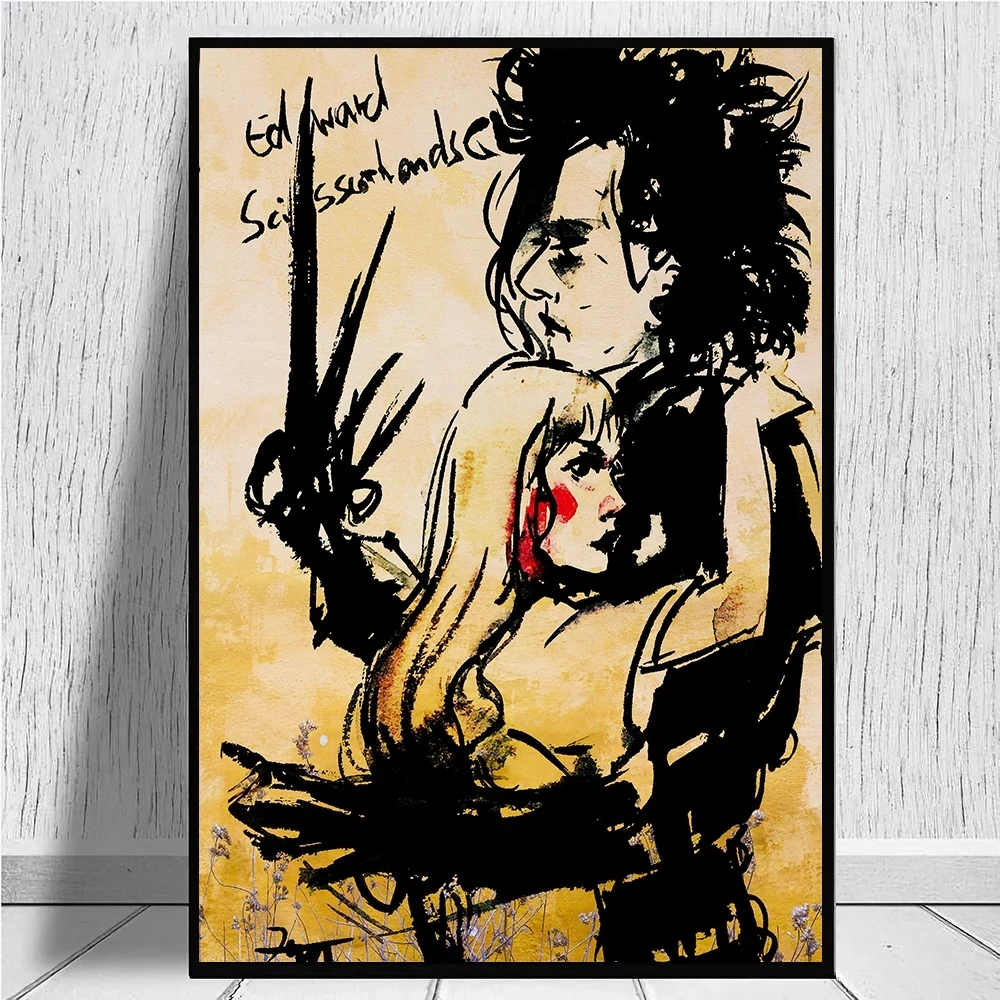 Edward Scissorhands And Kim Drawing