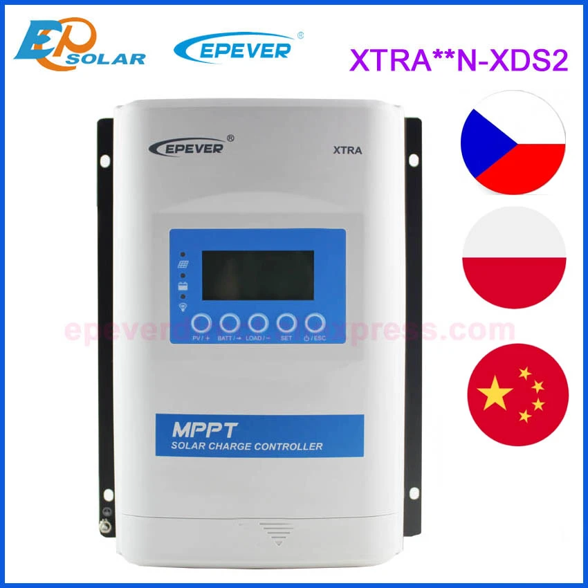 EPever XTRA serie solar Laderegler 20A 30A 40A LCD Solar Regler 12V 24V 48v Auto Tracer1210N ...