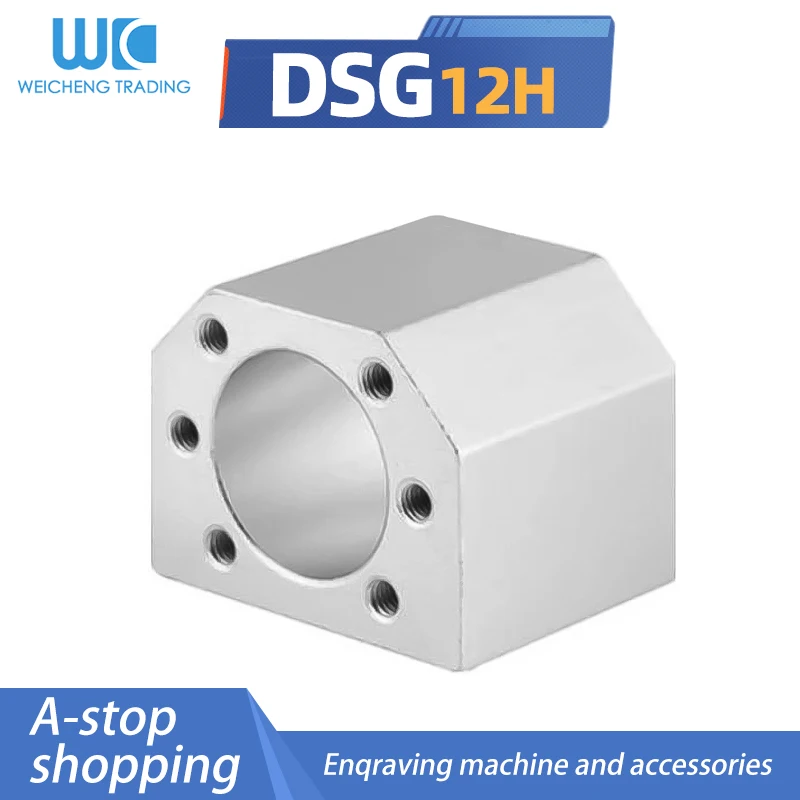 DSG12H Mount Bracket CNC Parts Ballscrew aluminum Nut Housing Bracket ...