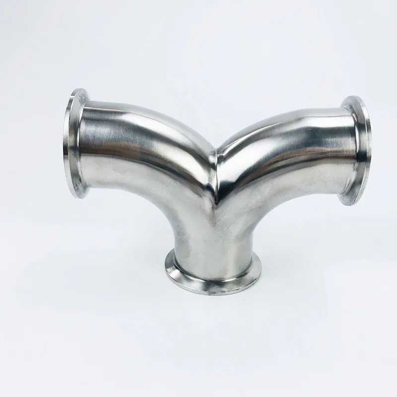 Free-Shipping-2-51mm-OD64-Sanitary-Tri-Clamp-Y-type-Pipe-3-way-Tee ...