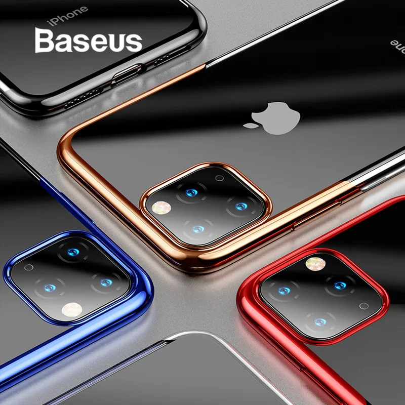 Baseus-Luxury-Silicone-TPU-Case-For-iPhone-11-Pro-Back-Cover-Case-For ...