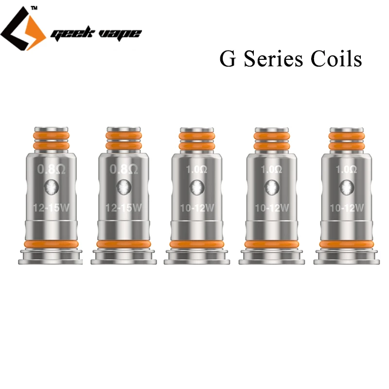 5pcs/pack Geekvape G Coil 0.6ohm 1.2ohm 0.8ohm G Series Head for Aegis ...