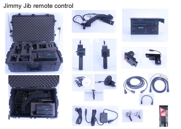 1set Jimmy Jib Remote Control And 1zoom Handle And 2pcs Motor White ...