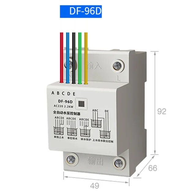 Df-96Ed Automatikus Vízszint-Vezérlő 10A 220 V Víztartály Folyadékszint ...