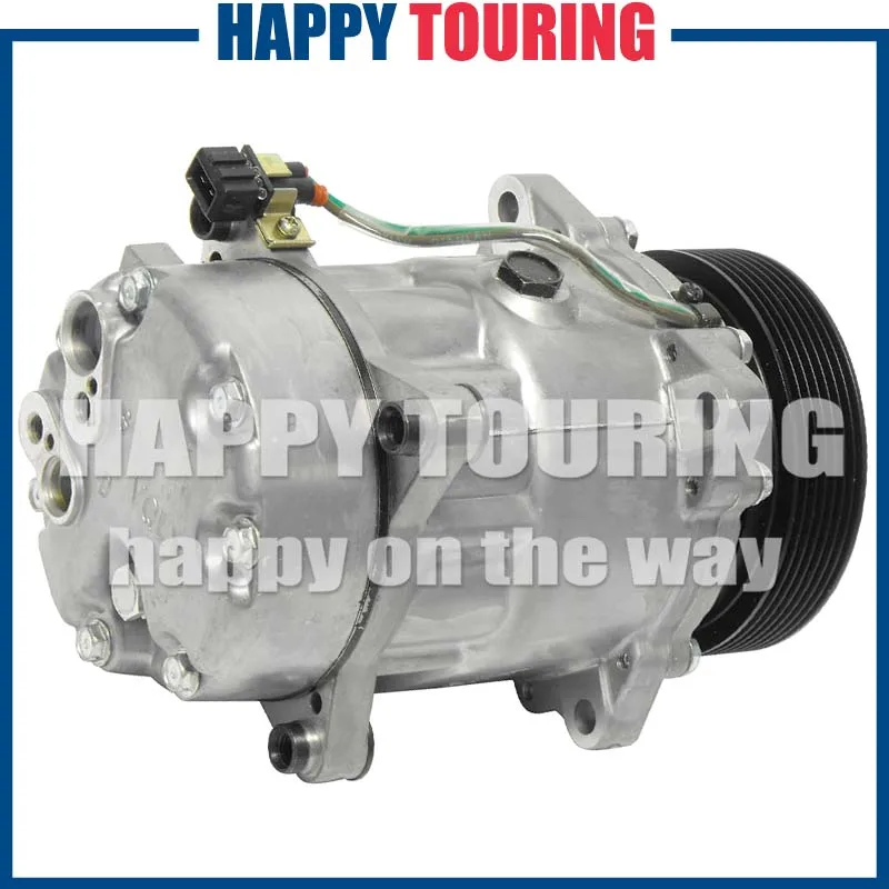 SD7V16 AC A/C Compressor For Volkswagen Eurovan 2.5L 2.8L 01-03 CO ...
