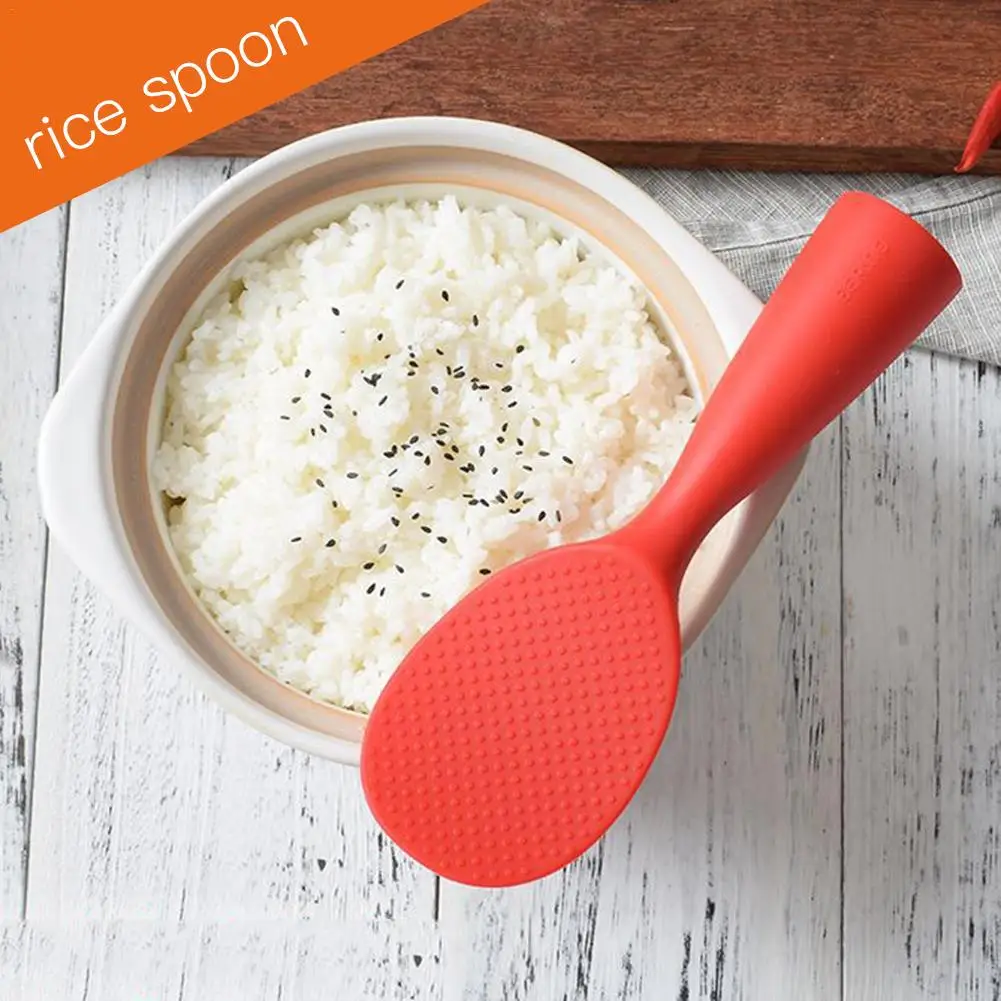 Silicone Rice Spoon Multi purpose High Temperature Resistant Protective ...