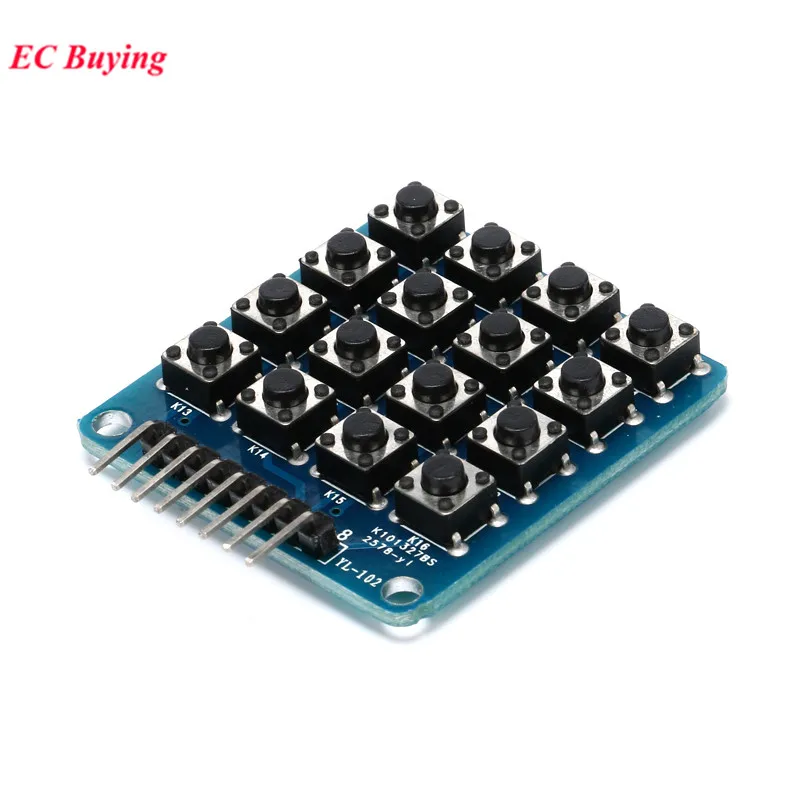1pc 4x4 Keypad MCU Accessory Board Module Matrix Keyboard 16 Key Buttons For Arduino|keyboard ...