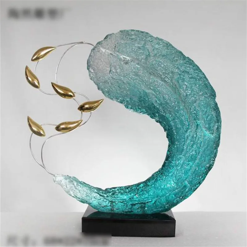 Abstract Sculpture Of Water