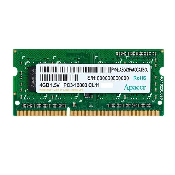 SODIMM módulo de memoria DDR3, 4GB, Apacer ds.04gbuk. Kam PC3 12800 ...