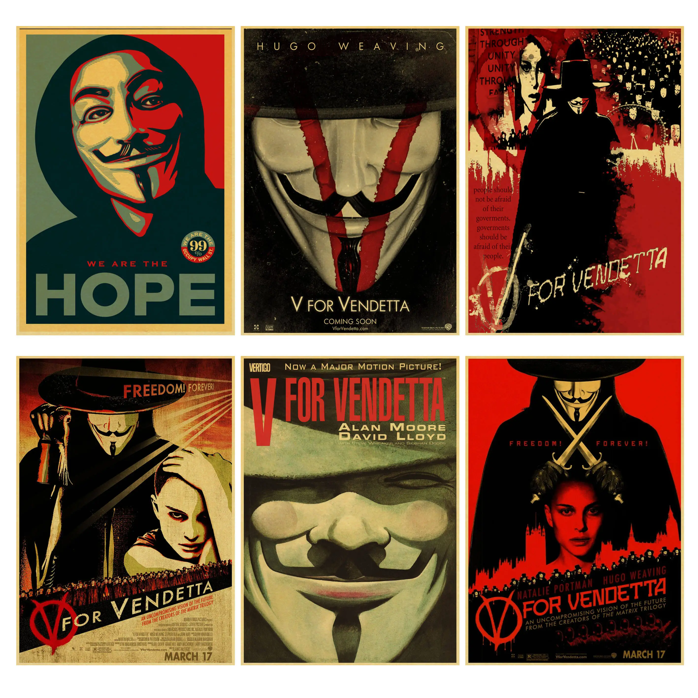 V For Vendetta Movie Poster