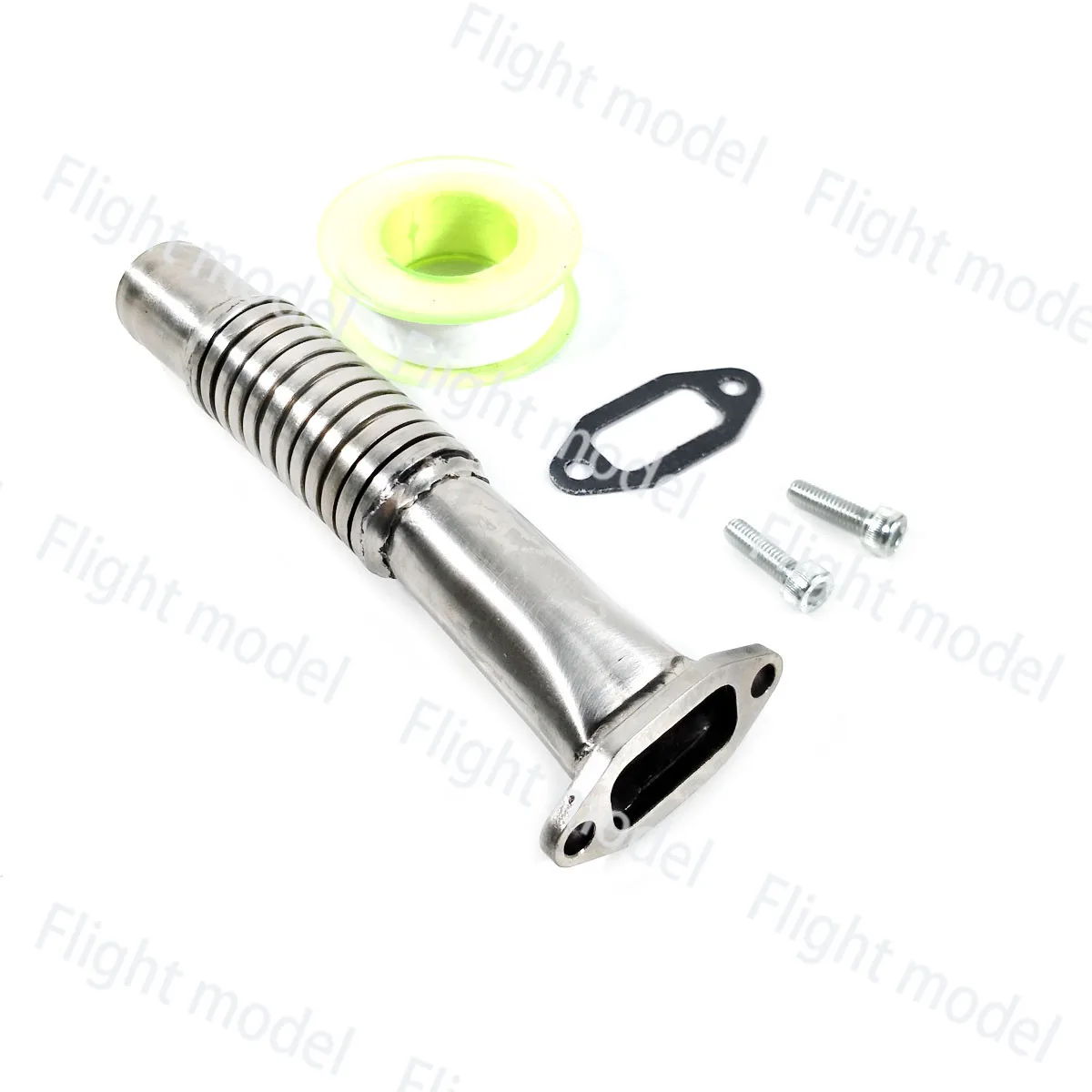 Dle35raフレキシブルエキゾーストパイプ,dle 35ccエンジン用ガスケット付き