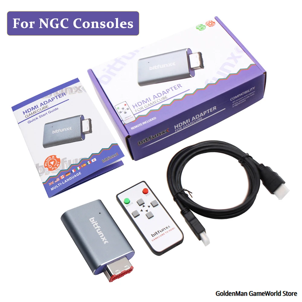 For Ngc Gamecube To Digital Hdmi Converter Adapter Line Doubler ...