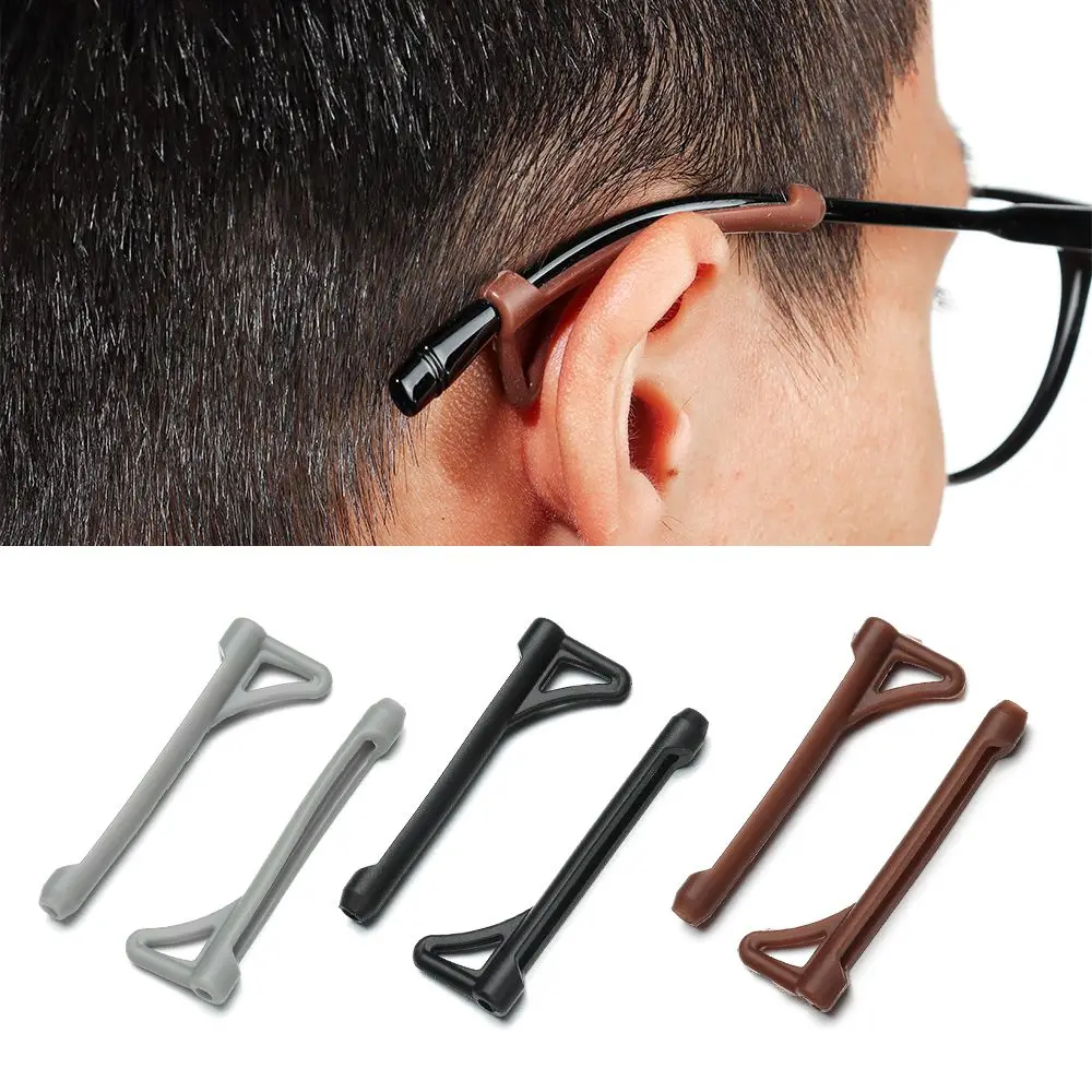 New-5Pairs-Glasses-Anti-slip-Cover-Anti-lost-Silicone-Ear-Hook-Glasses ...