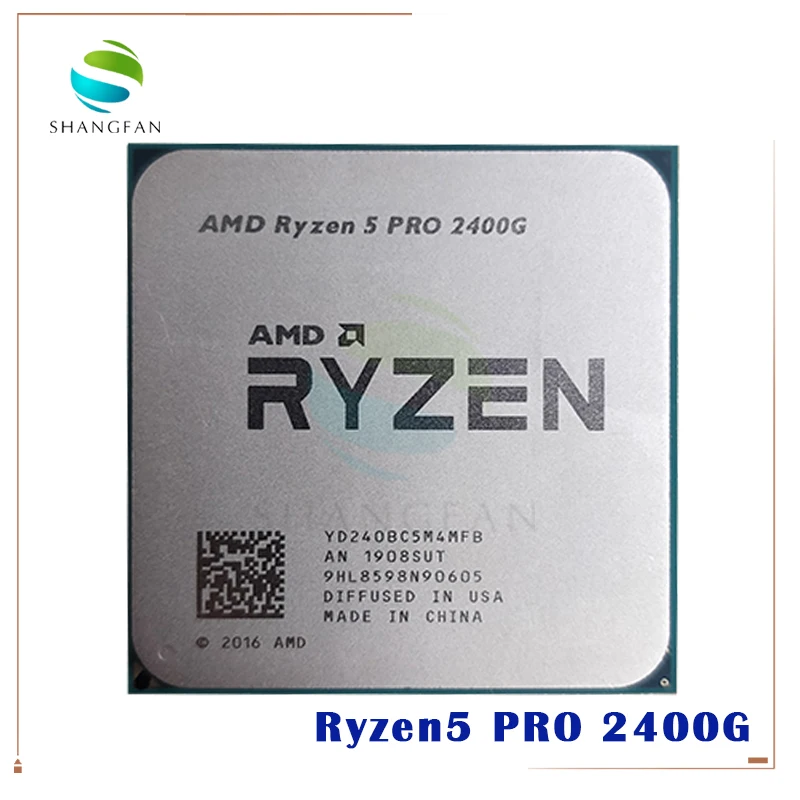 AMD Ryzen 5 PRO 2400G R5 PRO 2400G 3,6 GHz Quad Core ocho Hilo de 65W ...