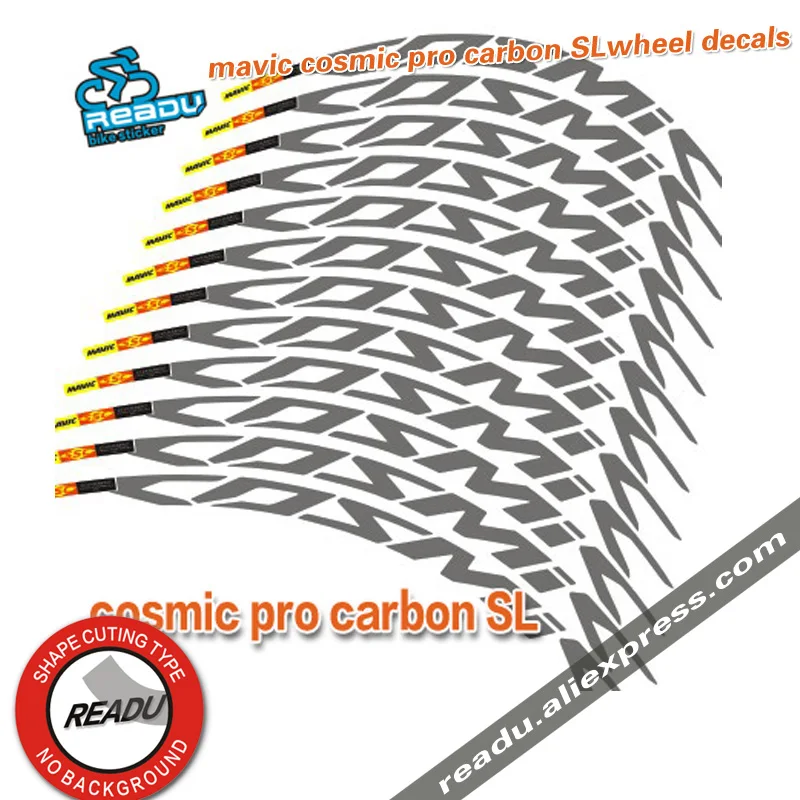 mavic cosmic two wheels rim set stickers for road bike bicycle cosmic ...