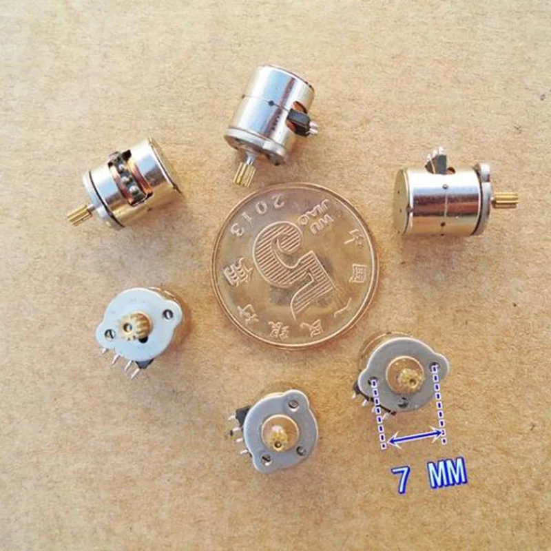 DC 8mm 2-phase 4-wire Micro mini Stepper Motor 8mm*9.5mm Mini Stepping ...
