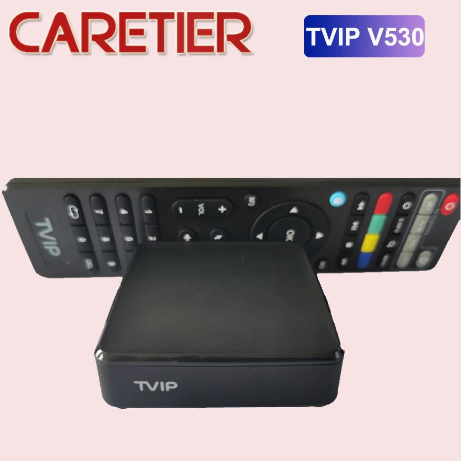 2 pezzi TVIP V530 RAM 1GB ROM 8GB TVIP530 TVIP s box V 530 Set Up Box Amlogic S905W Quad Core ...