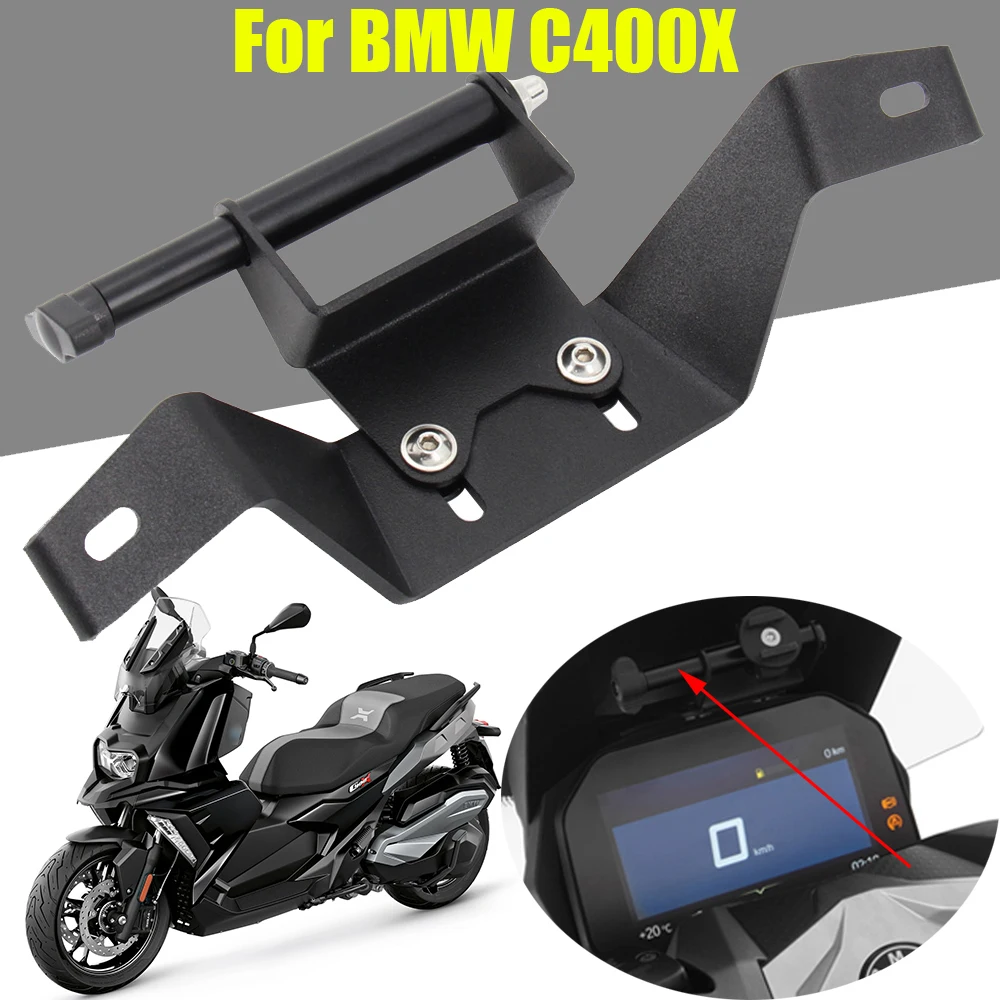 BMW C400X C 400 X C400 X C 400X 오토바이 액세서리 스마트 폰 폰 홀더 스탠드 GPS 네비게이션 플레이트 ...