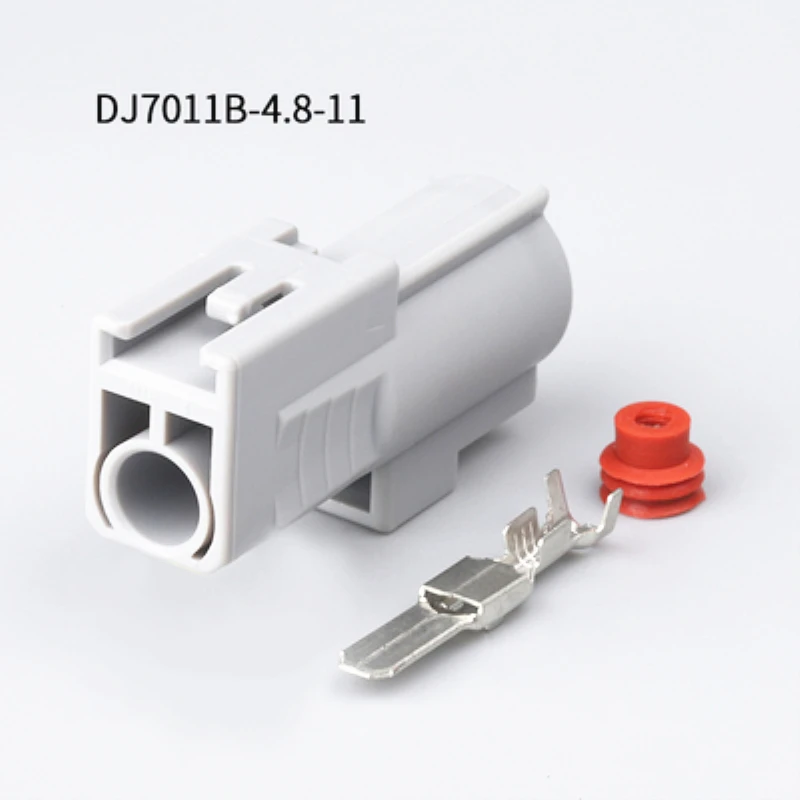 10-set-DJ7011B-4-8-11-Automotive-Connectors-1p-1-Hole-Connector-Wire ...