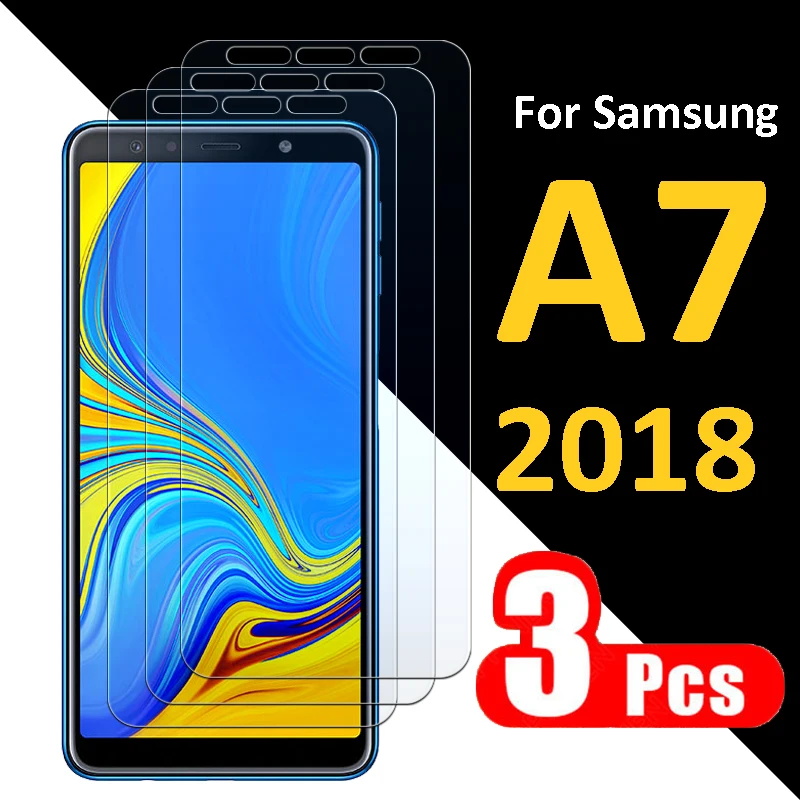 3 шт лист стекла a7 для samsung galaxy a 7 a750 бронированный temepred 7a a72018 Защитная пленка ...